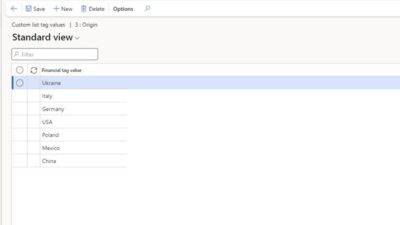 Financial tags feature in Dynamics 365 Finance • OntargIT