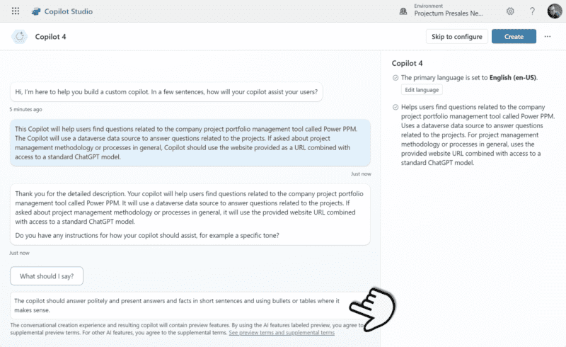 How to to set up Copilot in Copilot Studio in 2025 • OntargIT