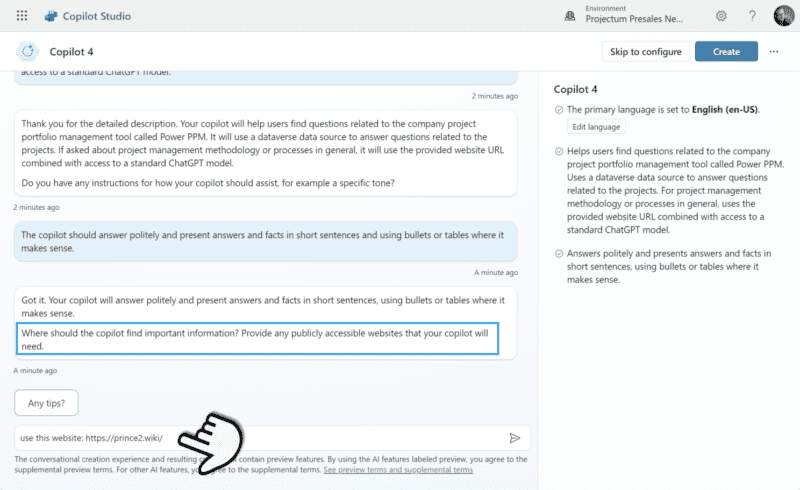How to to set up Copilot in Copilot Studio in 2025 • OntargIT
