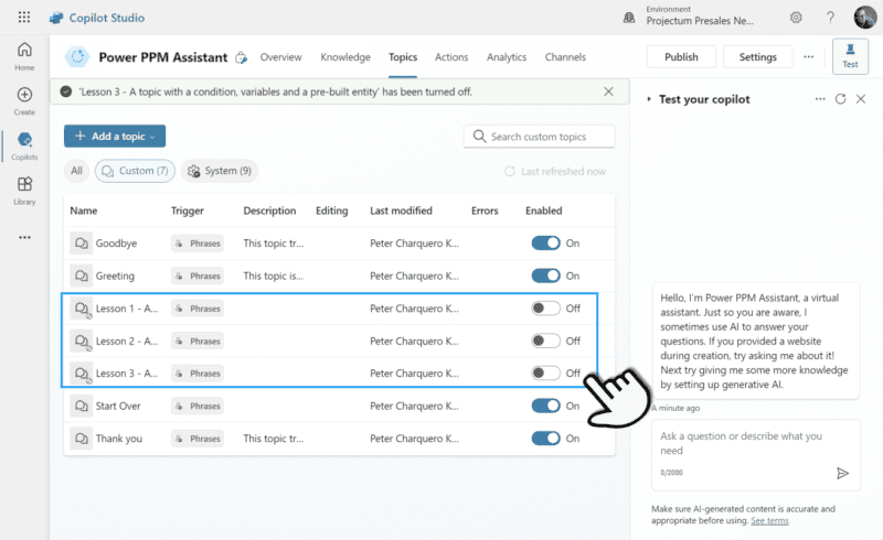 How to to set up Copilot in Copilot Studio in 2025 • OntargIT