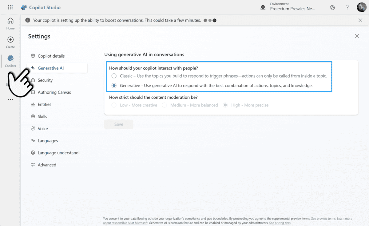 How to to set up Copilot in Copilot Studio in 2025 • OntargIT